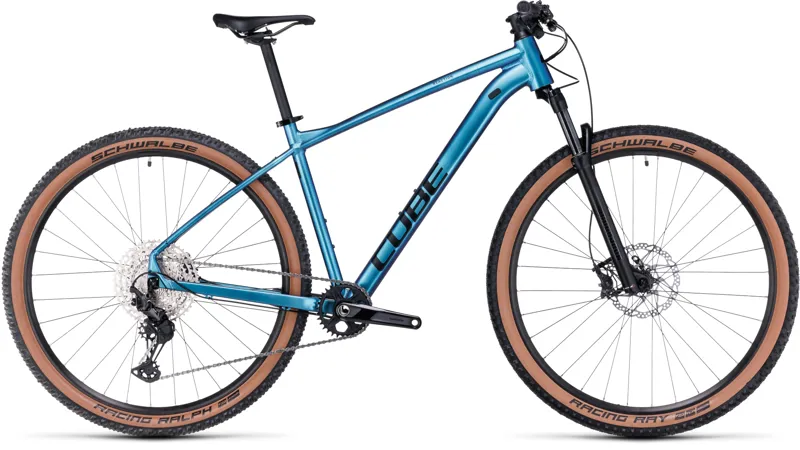 Cube Reaction Pro 29er 2024 Hardtail Mountain Bike - Switchblue/Black