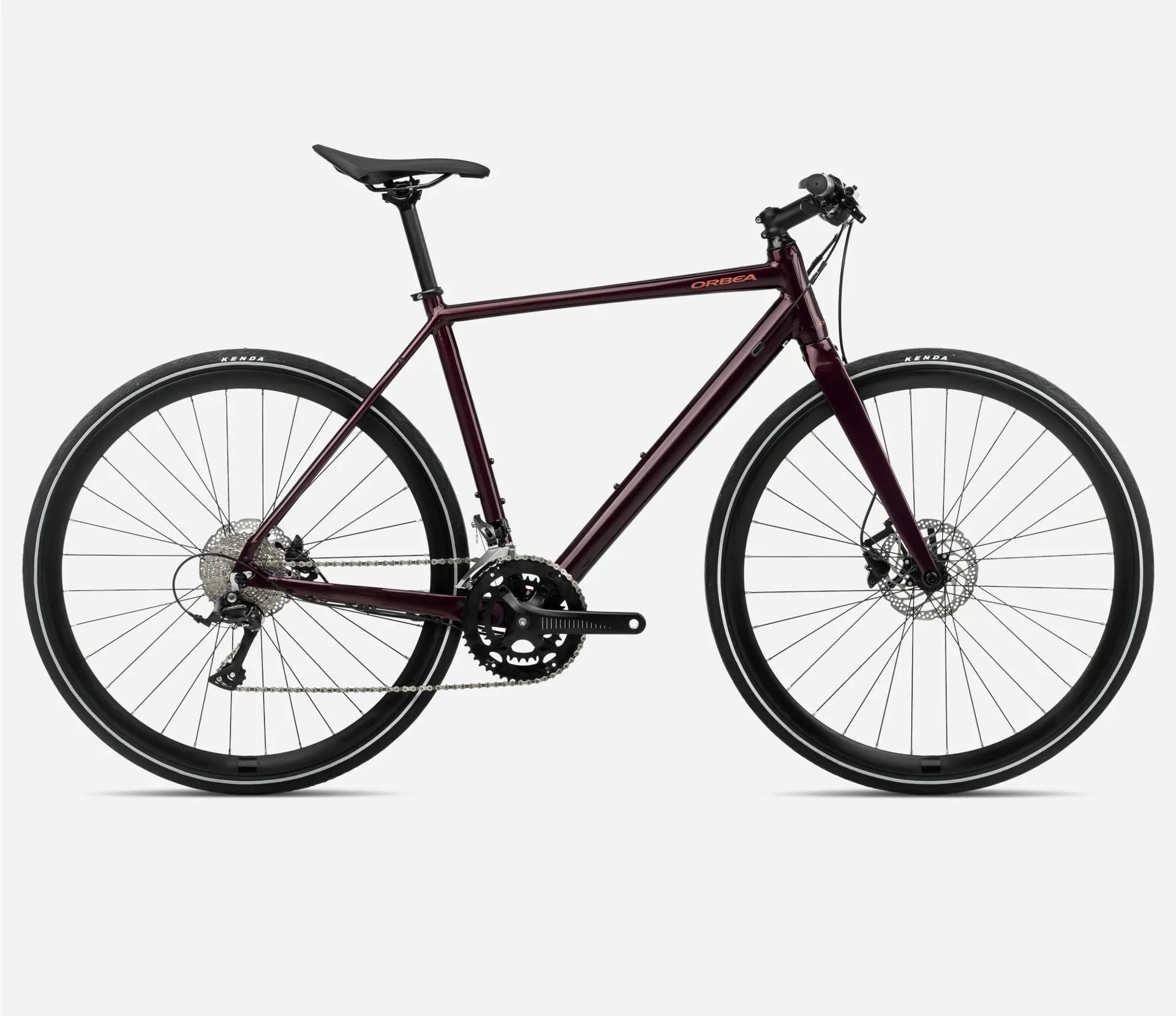 Orbea Vector 20 2024 Hybrid Bike - Burgundy Red