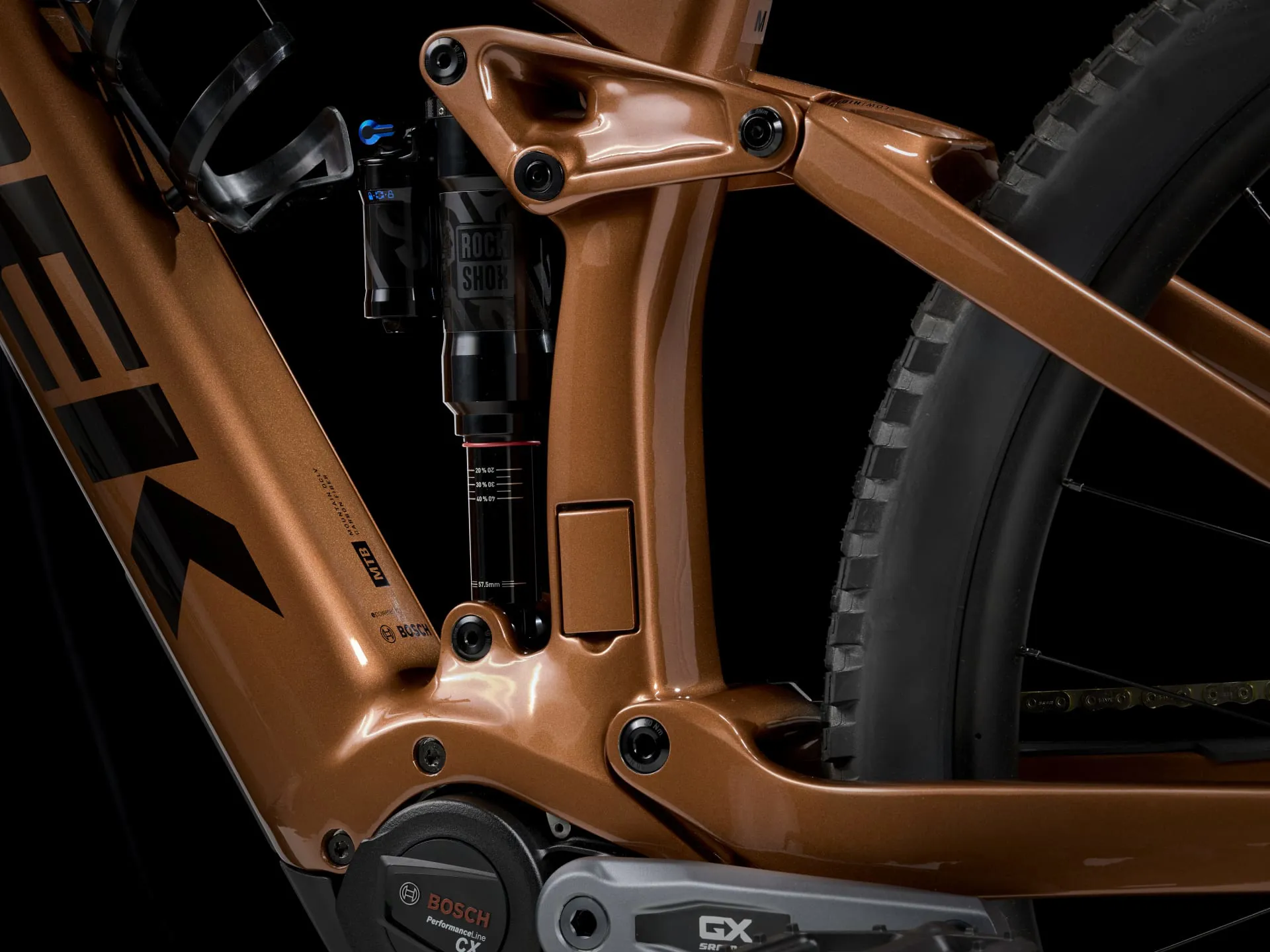 Trek Rail 9.8 GX AXS T-Type Gen 4 2024 Electric MTB - Penny Flake