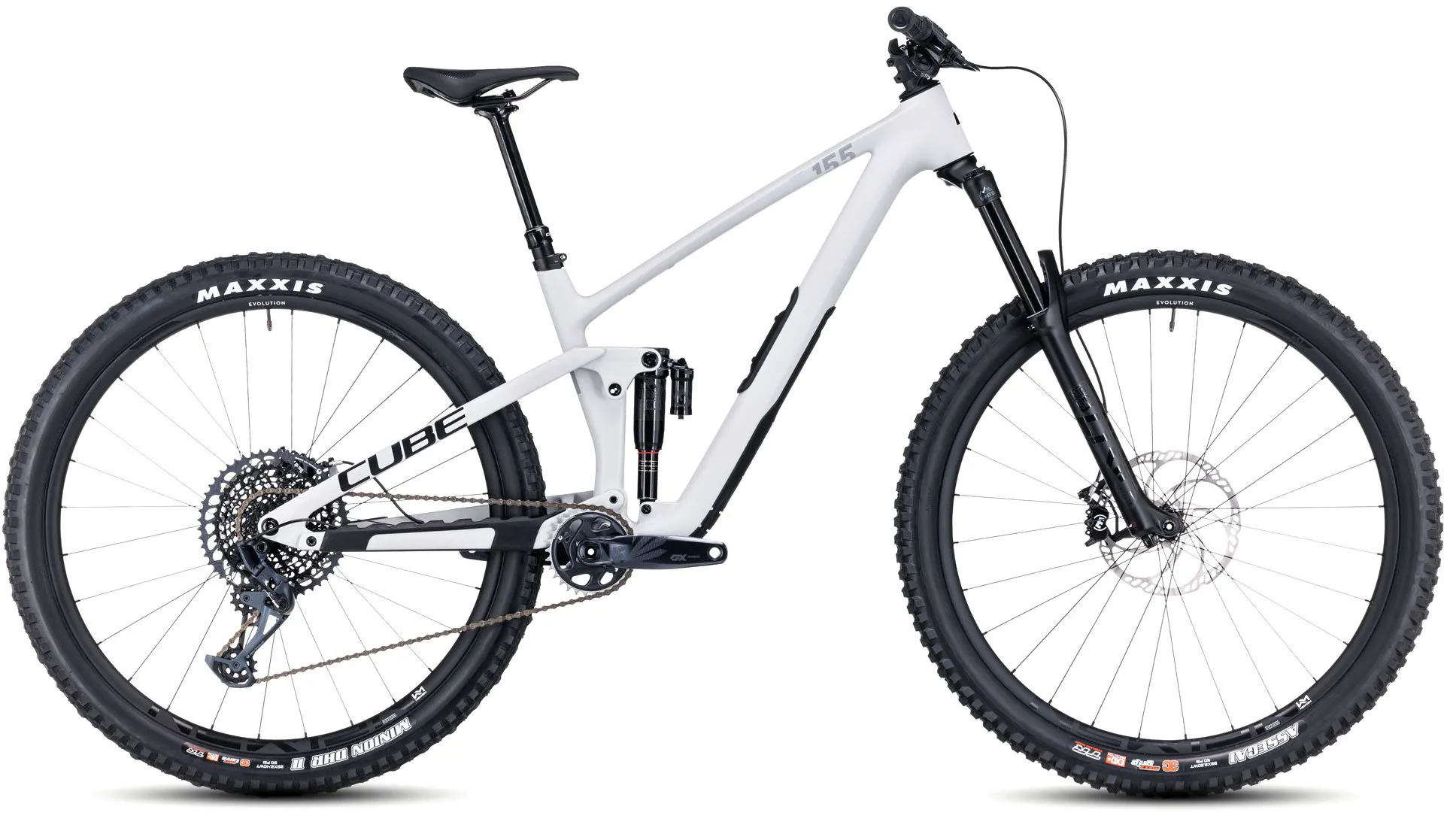 Cube Stereo one55 C62 Race 29er 2024 Full Suspension MTB - Light Grey