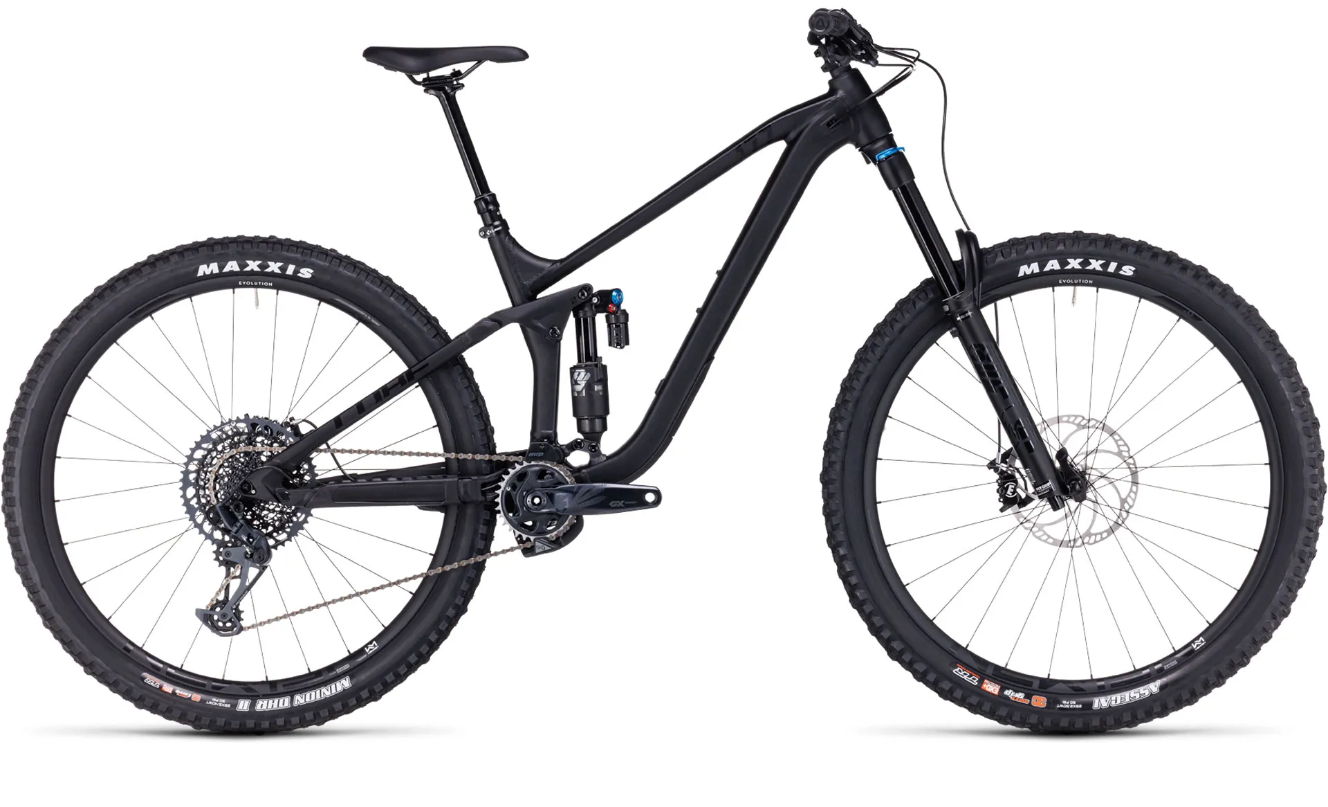 Cube Stereo One77 Pro 29er 2024 Full Suspension MTB - Black/Anodized