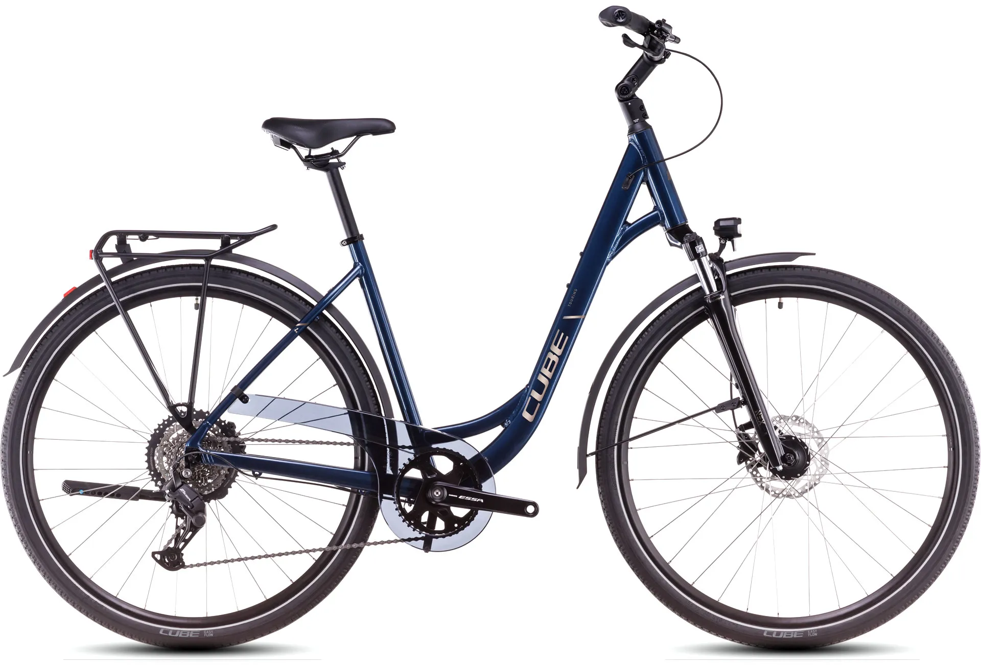 Cube Touring One Easy Entry 2025 Hybrid Bike - Sea/Blackchrome