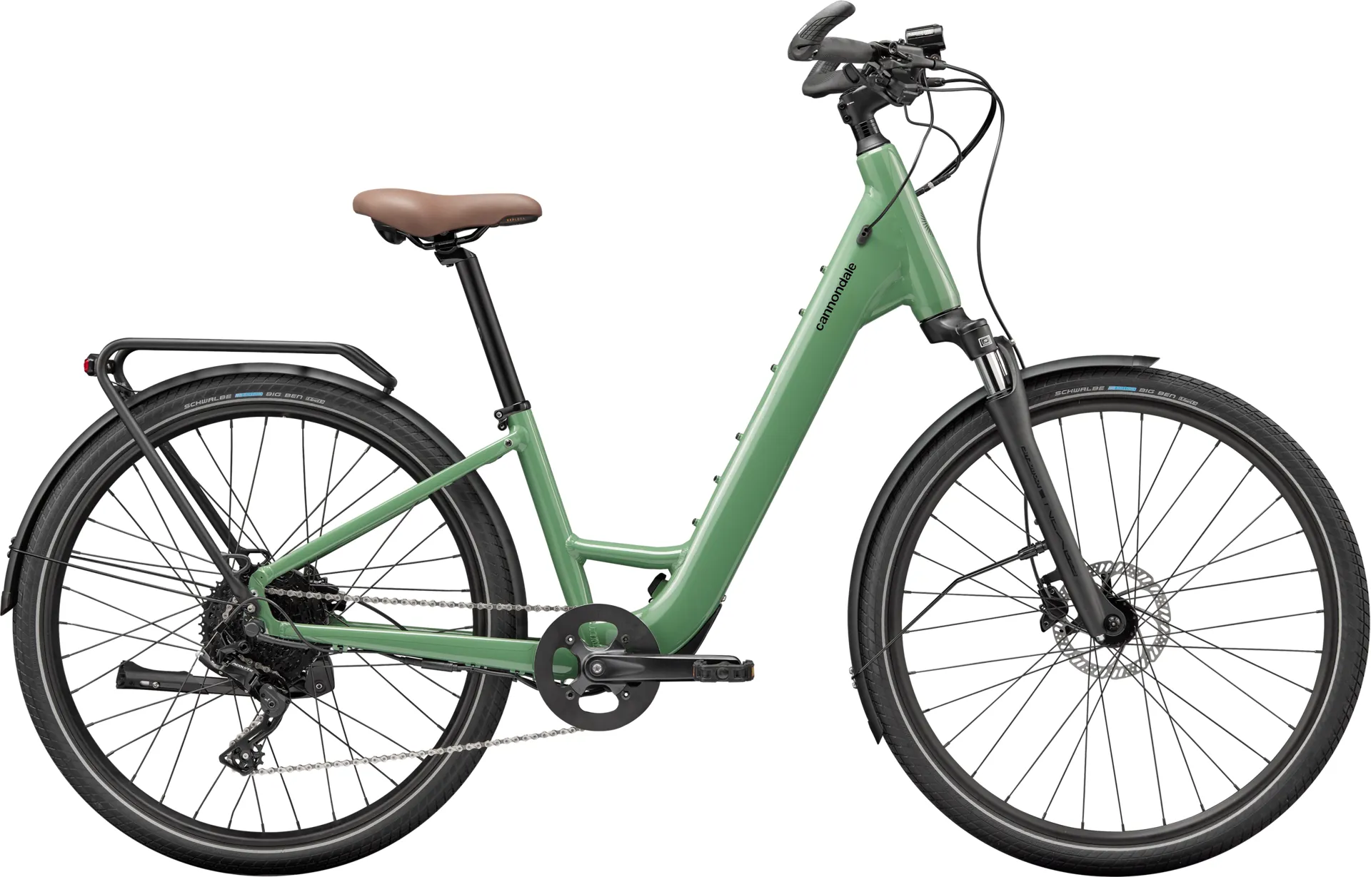 Cannondale Mavaro Neo SL 1 Low StepThru 2024 Electric Hybrid Bike - Jade