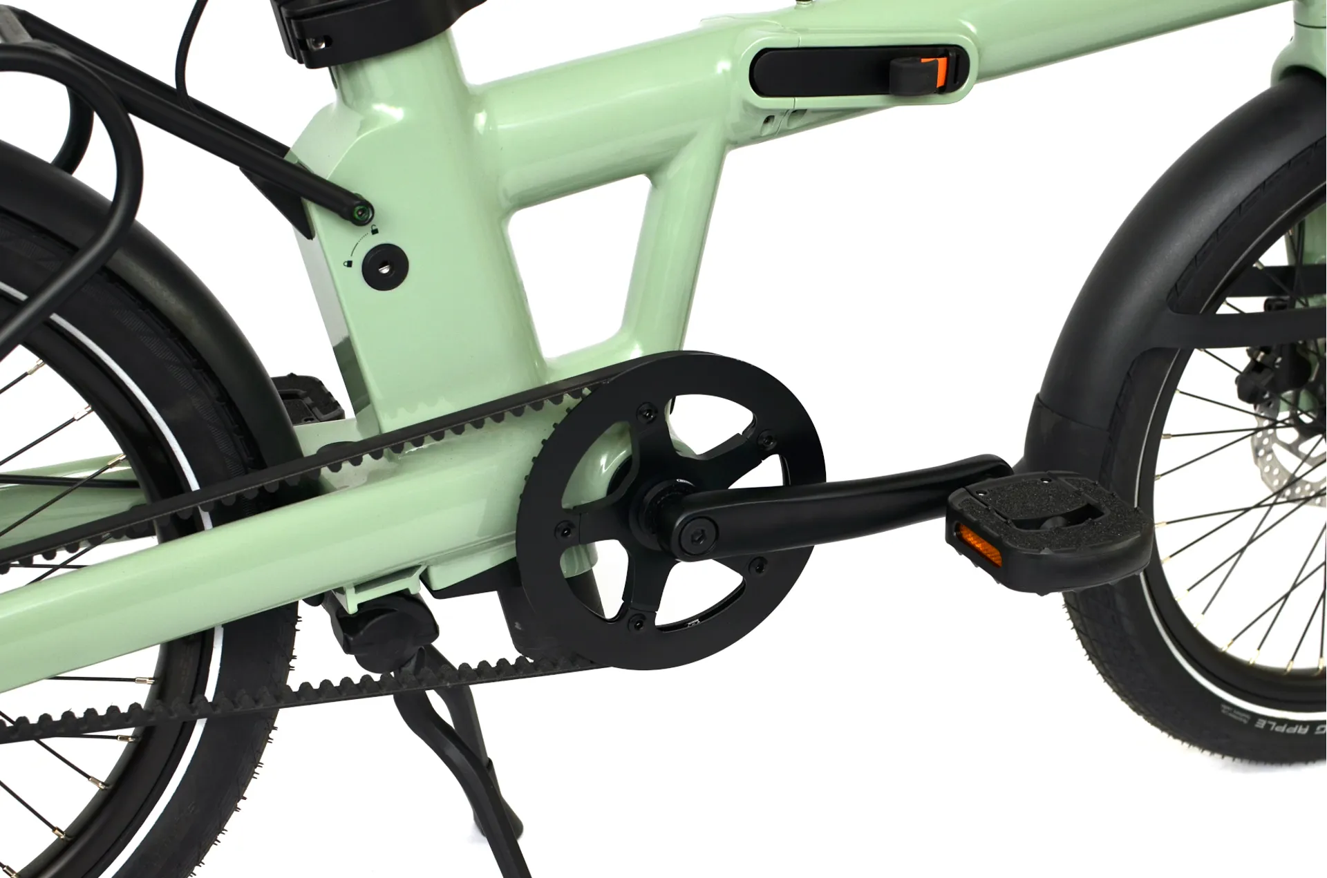 Ex Demo Eovolt Afternoon Pro 20w 2024 Folding E-Bike - Smoked Green