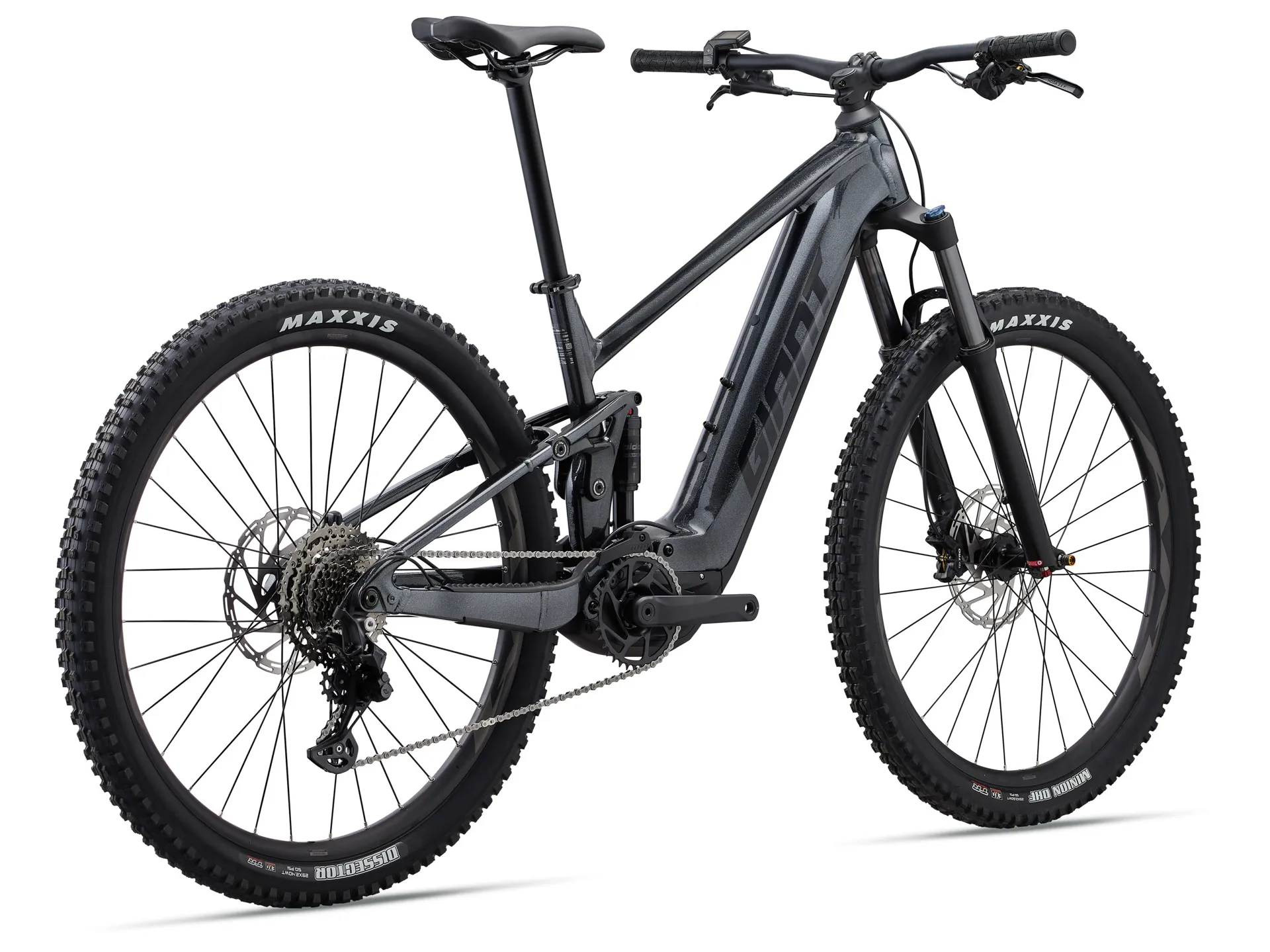 Giant Stance E+ 2 29er Electric Full Suspension MTB - Black Diamond