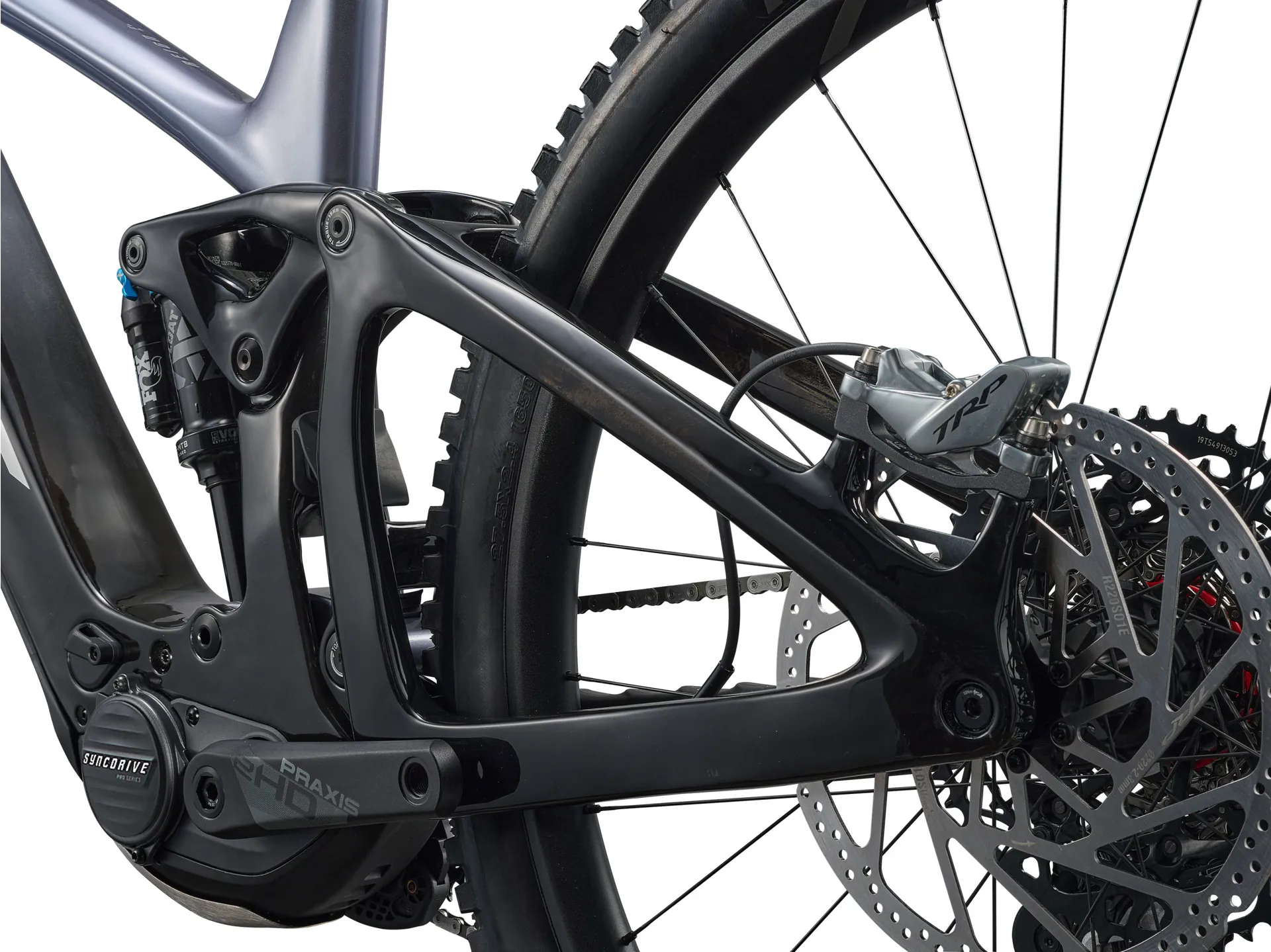 Reign Advanced E+ 1 2026 Electric Mountain Bike - Mercury/Carbon Smoke