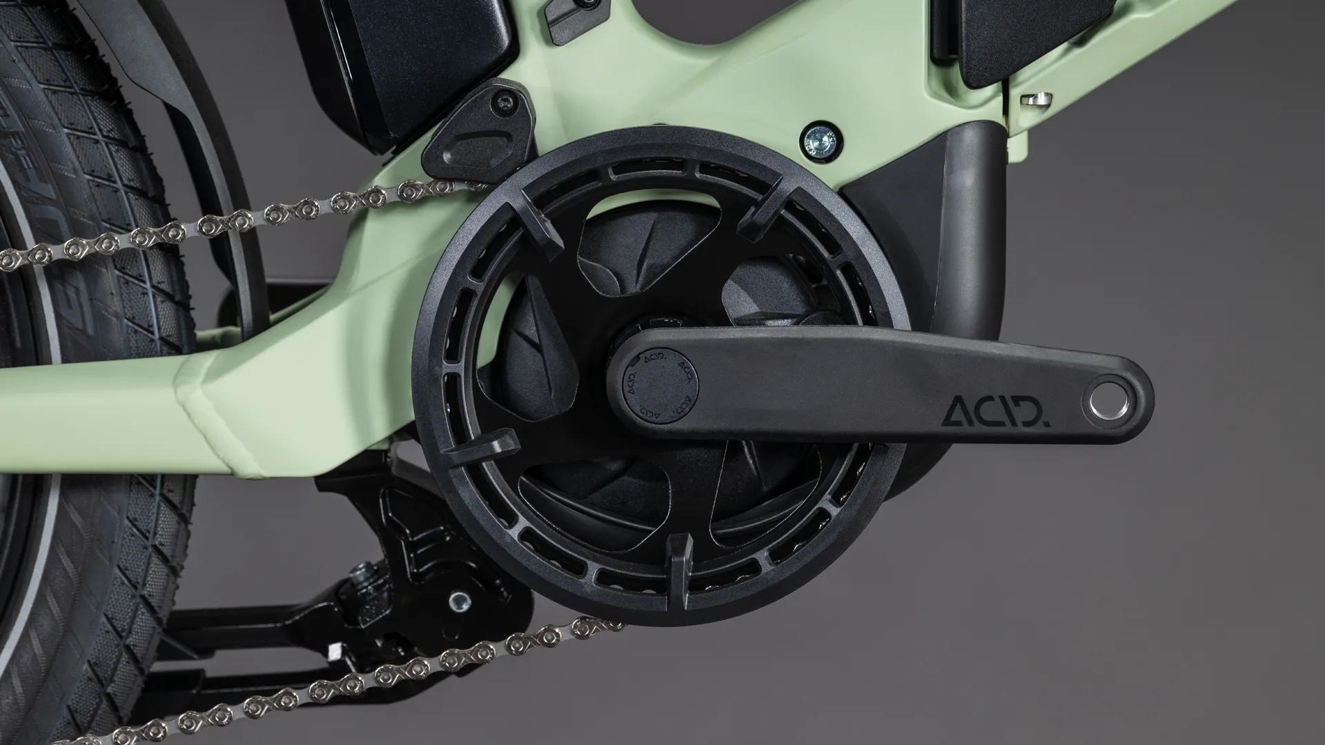 Cube Fold Hybrid 545wh 2026 Folding Electric Bike - Pea/Reflex