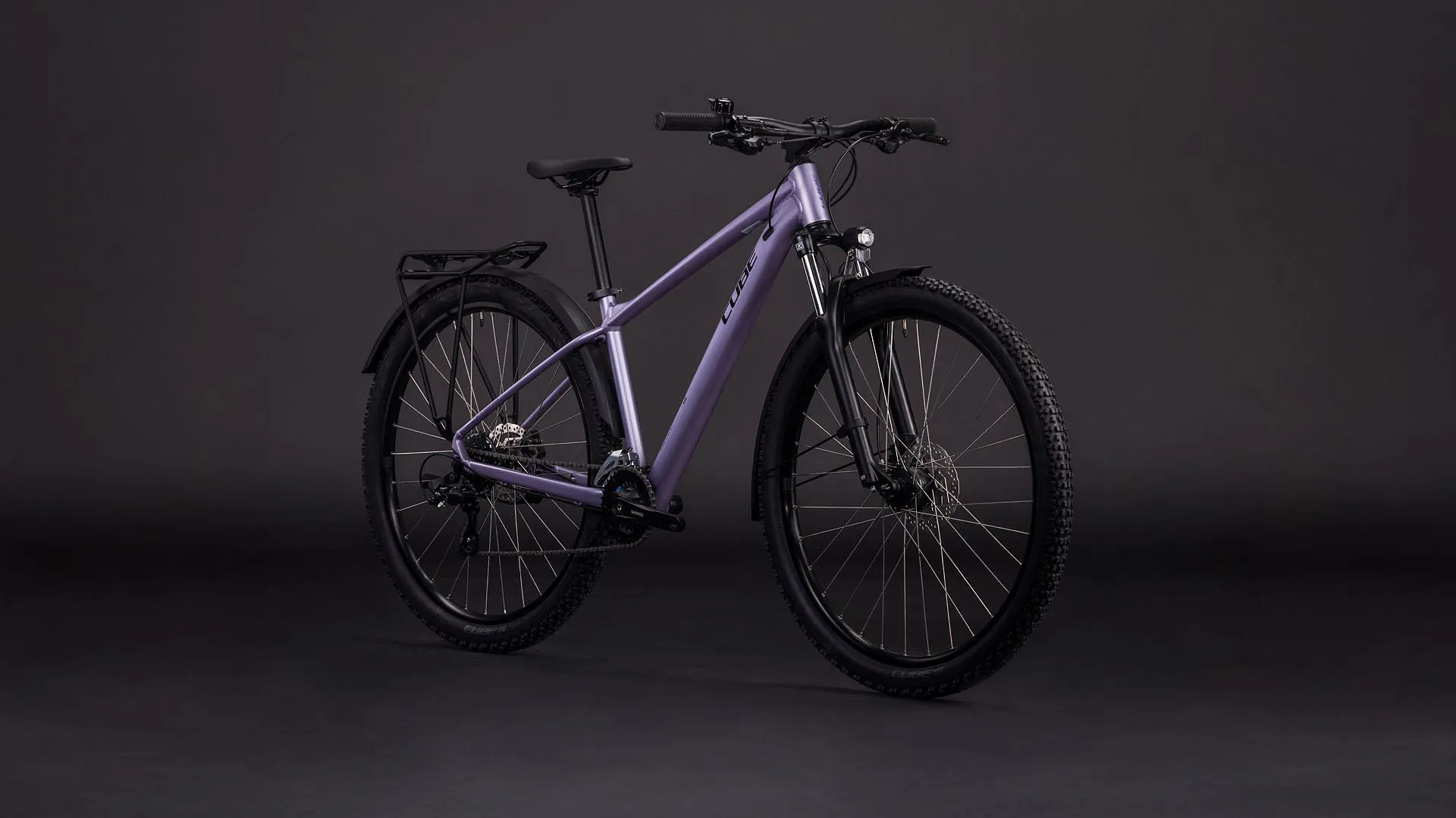 Cube Aim One FE 27.5/29er 2026 Hardtail Mountain Bike - Llightpurple/Chrome