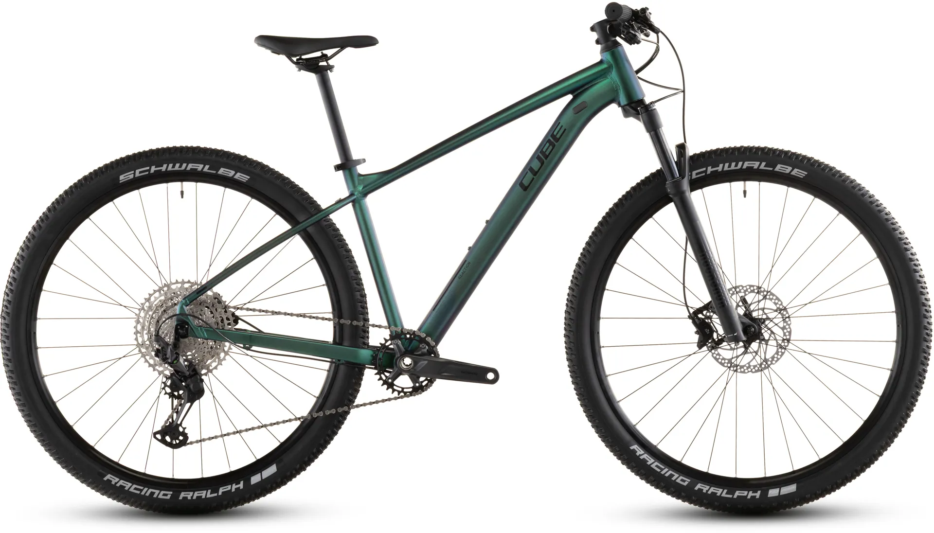 Cube Reaction Pro 27.5/29er 2026 Hardtail Mountain Bike - Goblin/Black