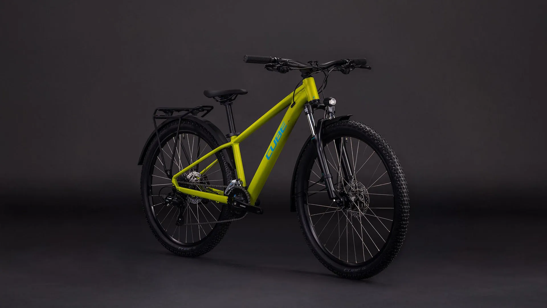 Cube Acid 260 Disc FE 26w 2026 Junior Mountain Bike - Lizard/Blue