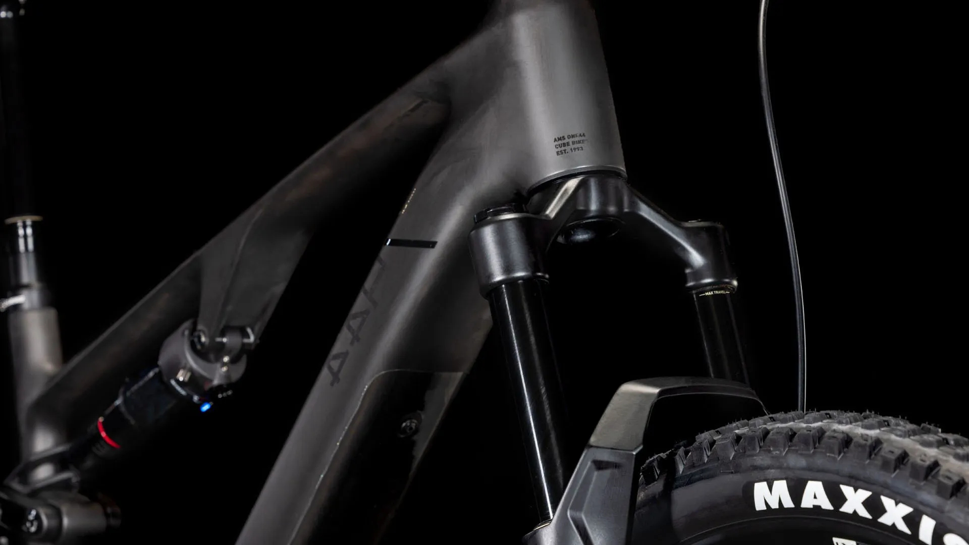 Cube AMS Hybrid One44 C:68x Race 400x 29er 2025 Electric MTB - Blackline