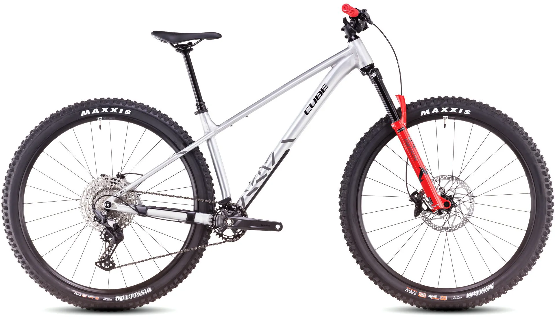 Cube Reaction TM Pro 27.5/29er 2025 Hardtail Mountain Bike - Raw Metal