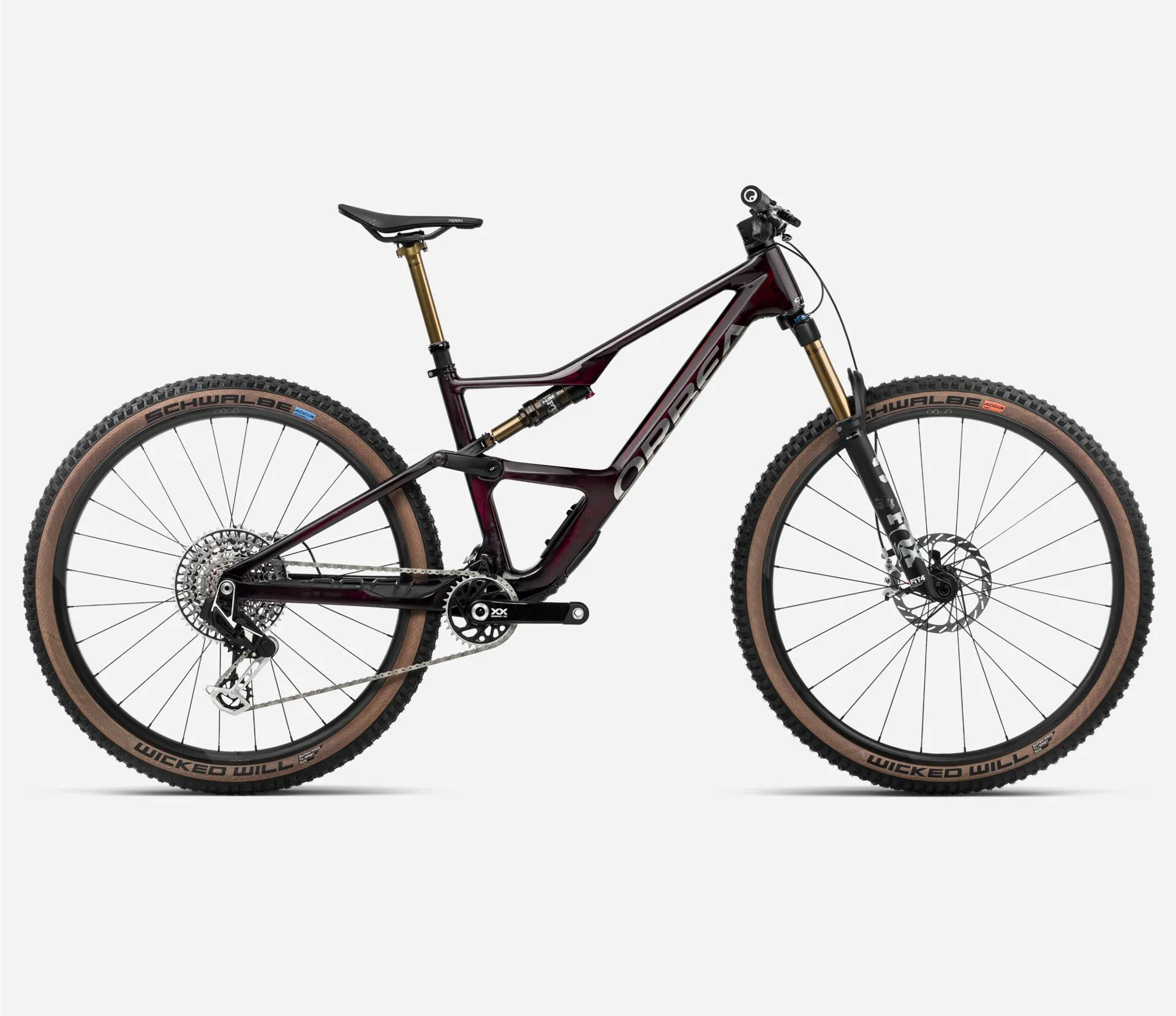 Orbea Occam SL M-LTD 29er 2024 Full Sus MTB - Wine Red Carbon View